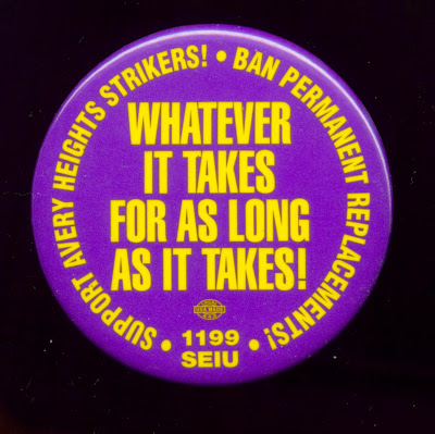 Labor Union Buttons: 1199 New England Health Care Employees Union ...