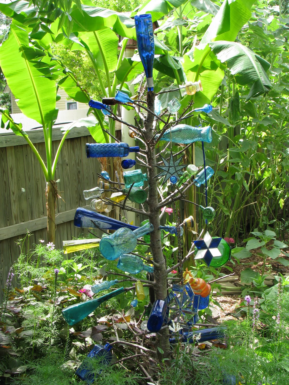 Texas Word Tangle: Bottle Trees