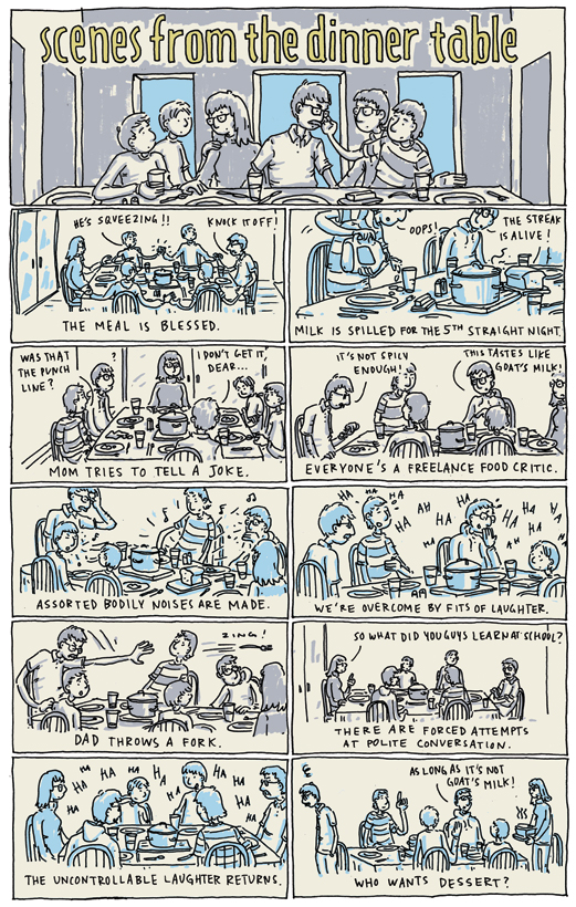 INCIDENTAL COMICS: Scenes from the Dinner Table