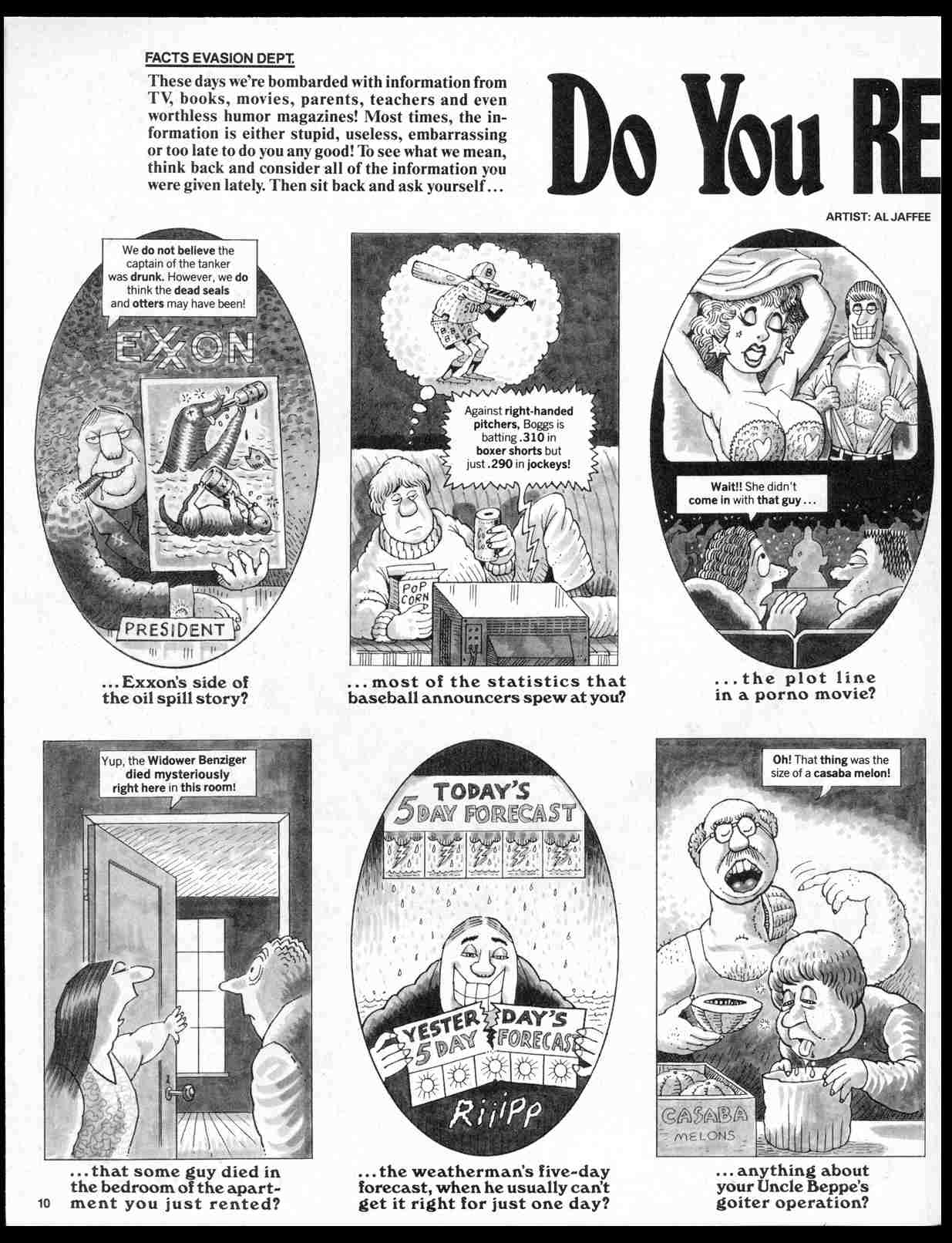 Read online MAD comic - Issue #294