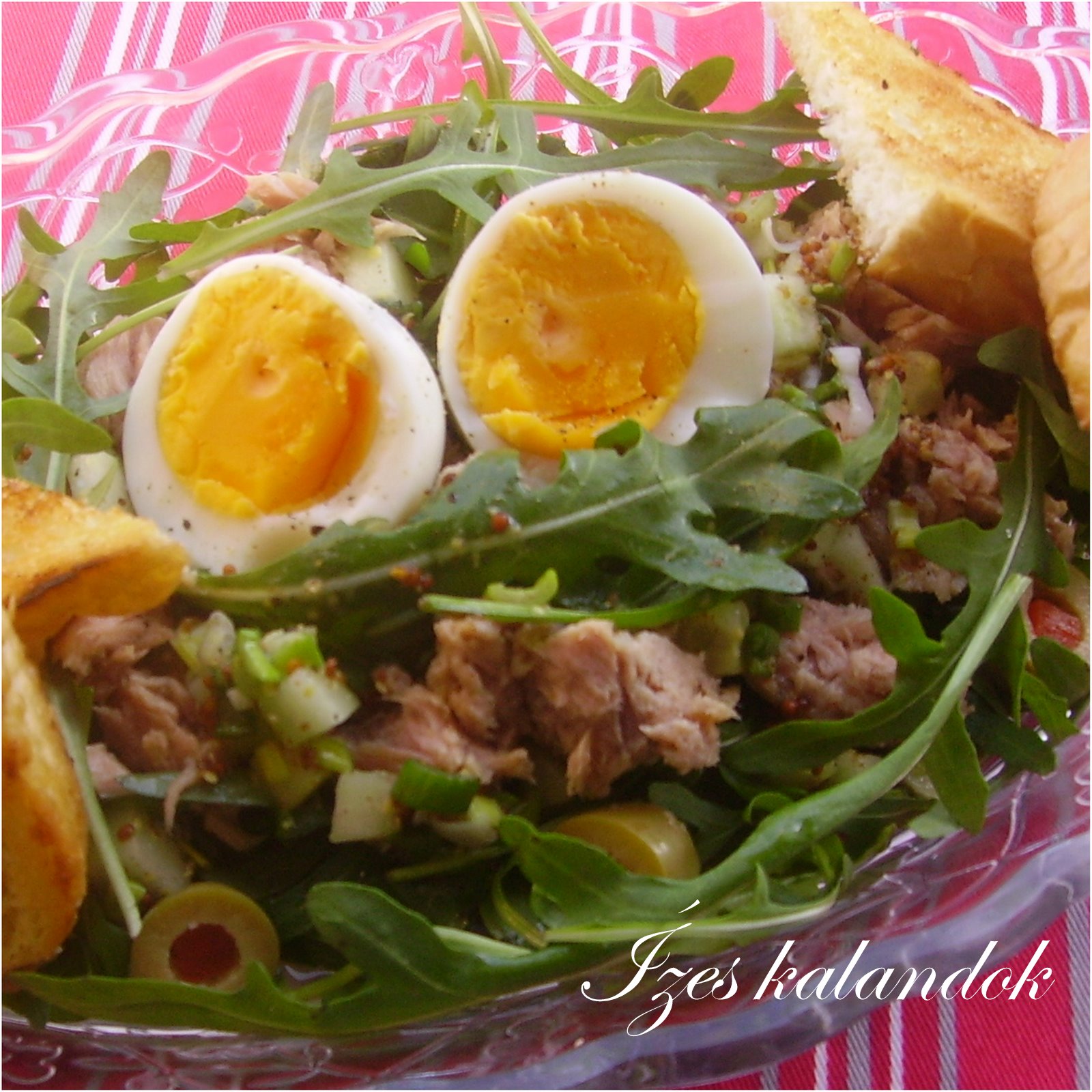 Ízes kalandok: Tonhalas rukkola saláta