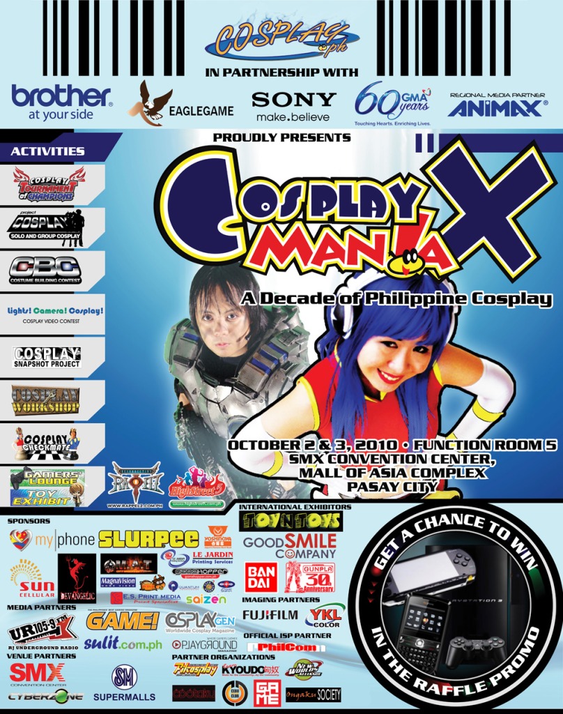 Cosplay Mania X Schedule of Events - OtakuPlay PH: Anime, Cosplay and ...