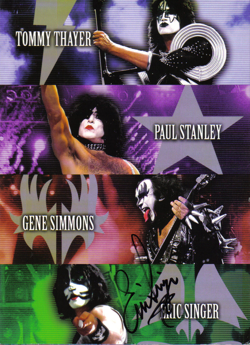 KISS Autographs: Eric Singer Autographs