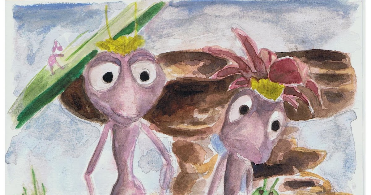 marcello's blog: Bug's life and finding Nemo! pixar artwork
