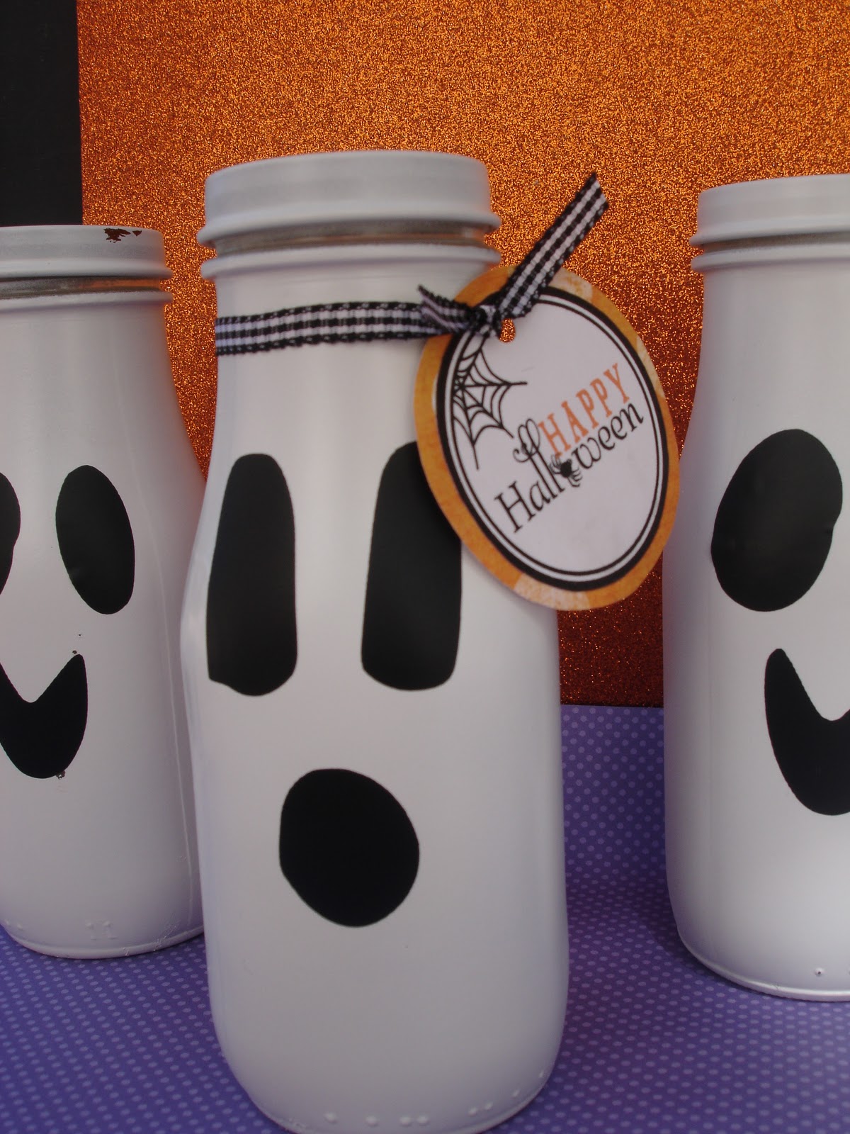 Ghost Candy Jars - Giggles Galore