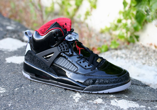 YO! APE TOWN: AIR JORDAN SPIKES BLACK PATENT