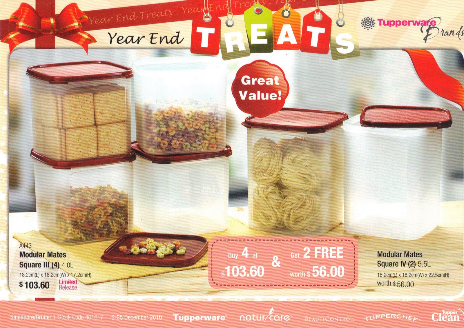Tupperware Special from July 2007 onwards: December 2010