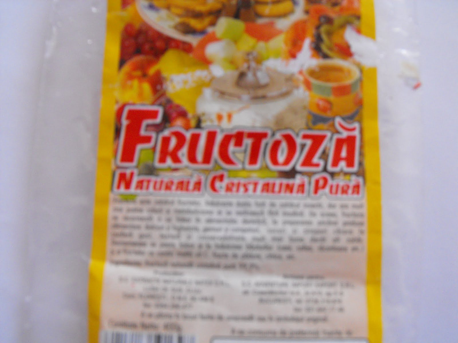 Pasiuni de odinioara: FRUCTOZA - naturala, cristalina, pura