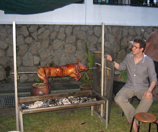 daily musings: the finer things in life: Roast Pig on Spitfire