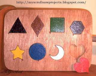 Tangible Art Projects: Colours and Shapes Puzzle