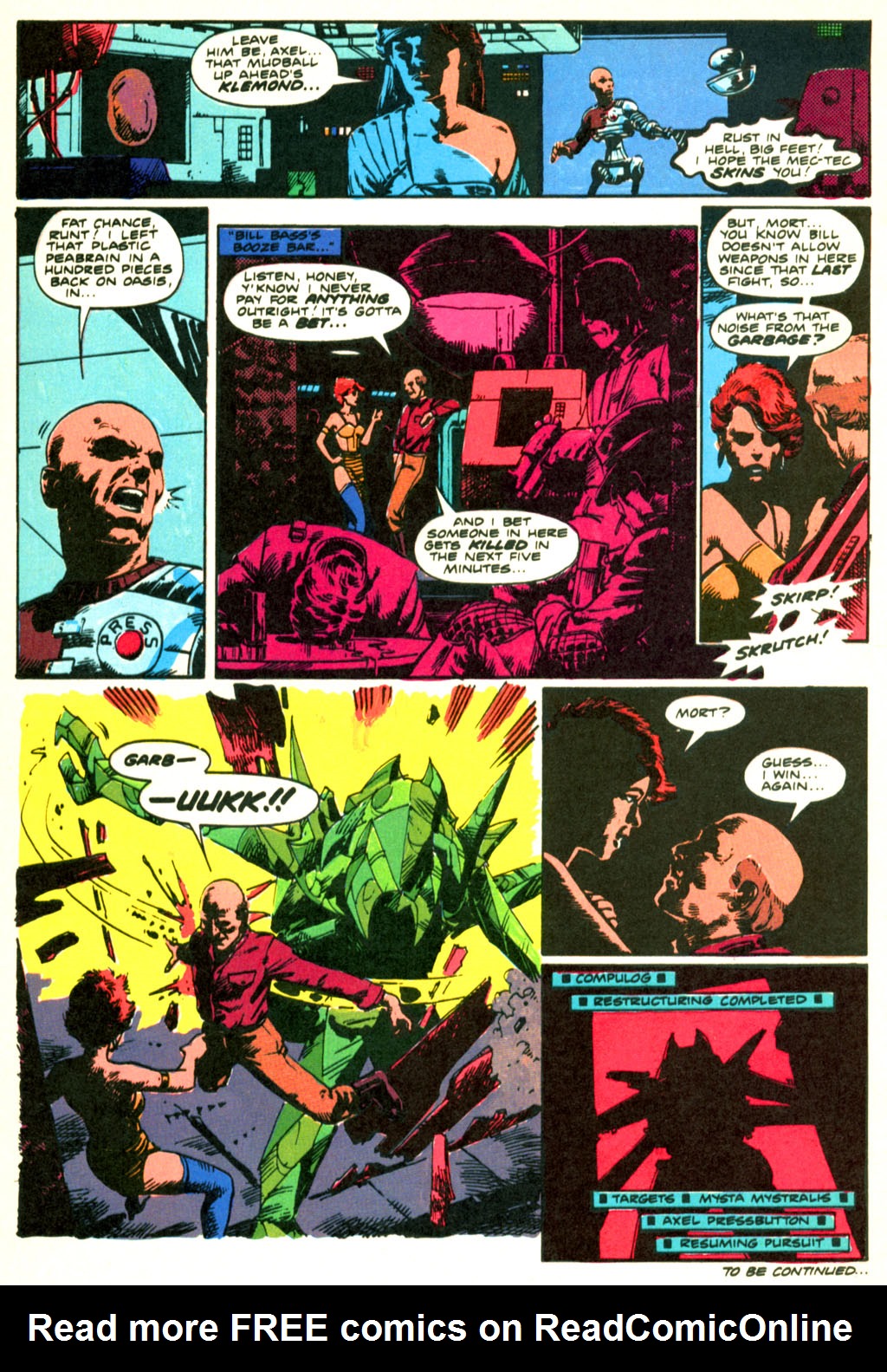 Read online Axel Pressbutton comic - Issue #3