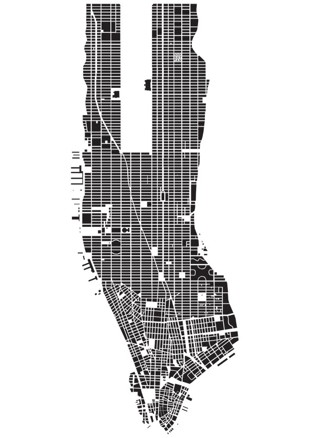 Urban Refine: Manhattan Figure Ground Plan