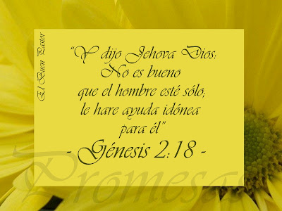 YO SOY EL BUEN PASTOR: Génesis 2:18