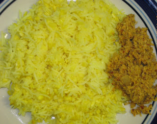 Sandya Kitchen: Pulagam Annam/Yellow Rice