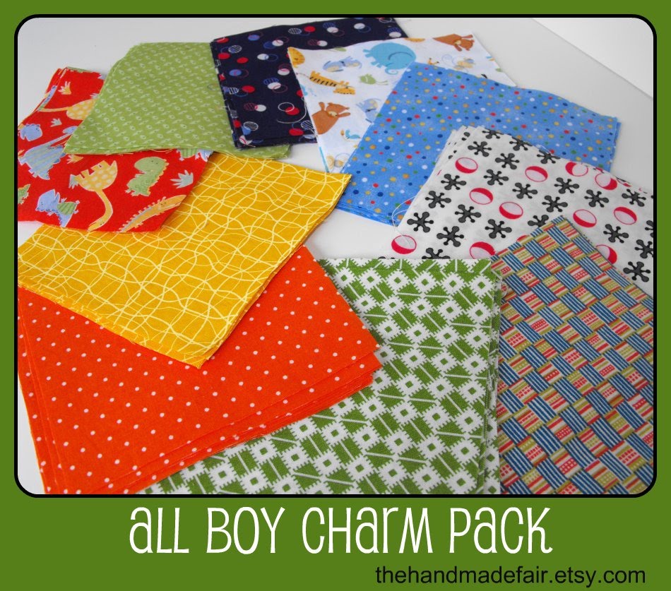 calicodaisy: All Boy Charm Packs