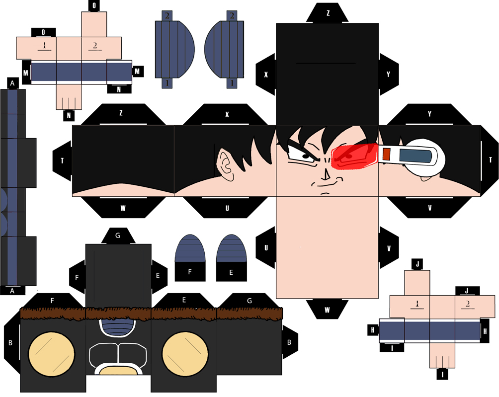 Anime 3D Paper [Dragon Ball] - Taringa!