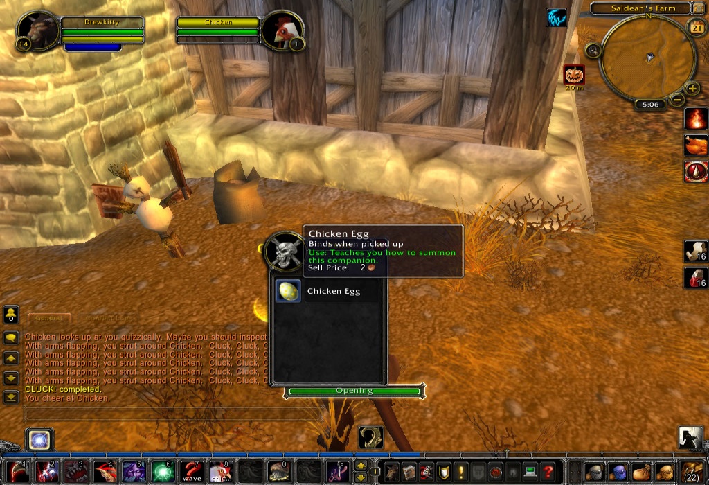 Chickens for Horde: How to get a Westfall Chicken if you're Horde