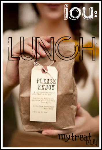 bon vivant: Meggie's IOUs