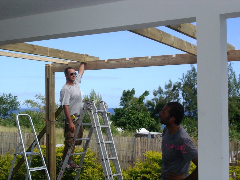 Ma maison à la Réunion: Agrandissement de la varangue