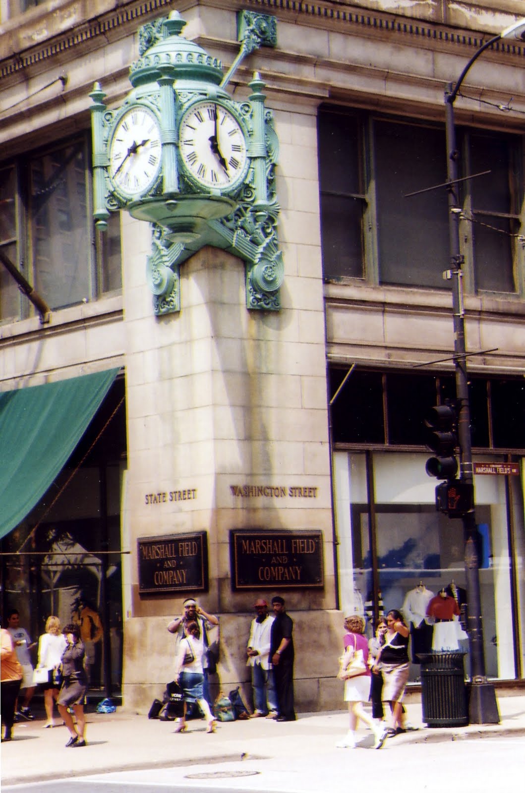 When Then Was... Now!: Marshall Field Clock and State Street (c) J Pritikin