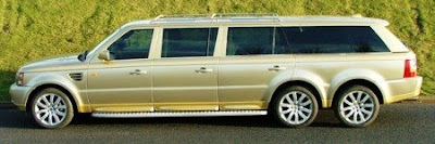 Car Blog Review: Range Rover Sport limousine with 6 wheels!