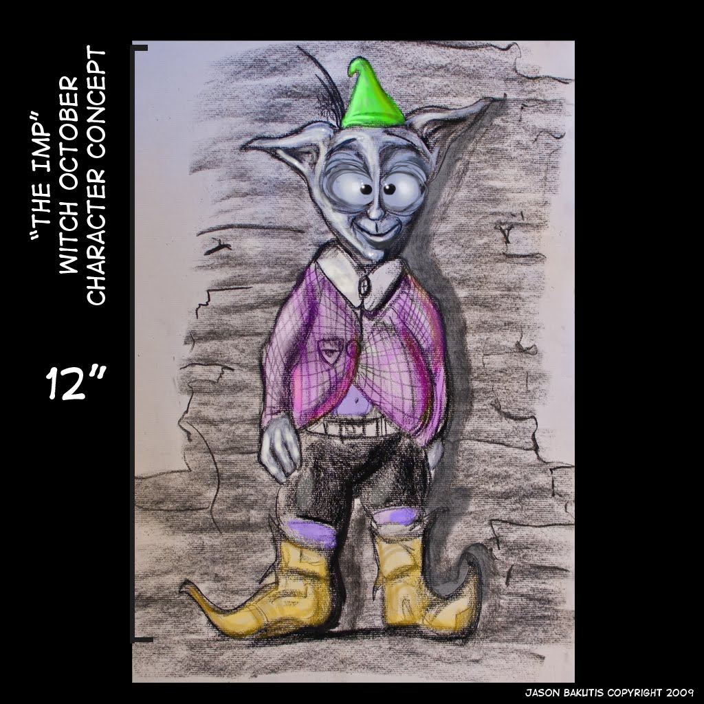 Witch October: "The Imp" Concept Drawing 1