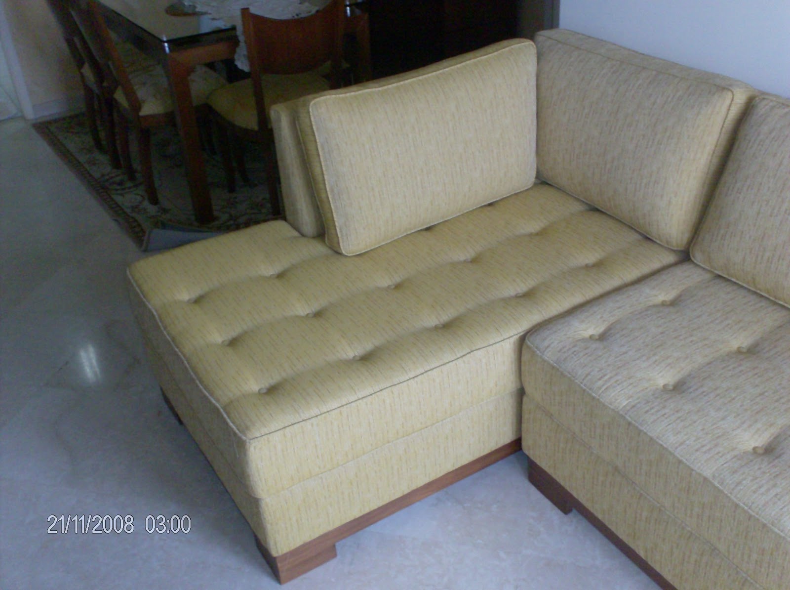 DLD DECORAÇÕES: Reforma de Sofa e Assento de Cadeira