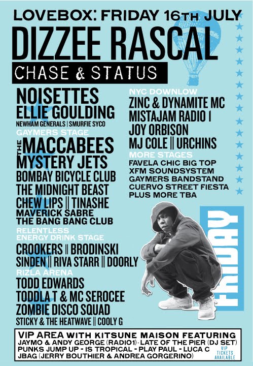 The Daily Bugle: Lovebox - Friday 16th (Joy Orbison)