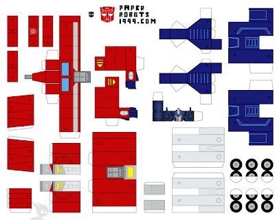 DIY paper transformers