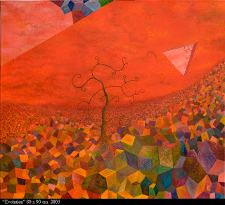 interior design: Arte abstracto ruso: pintor Mijail Riabov