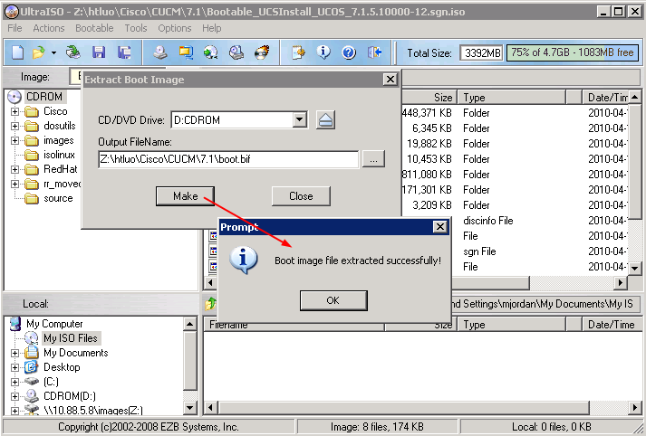 Make a non-bootable ISO image bootable | My Blog