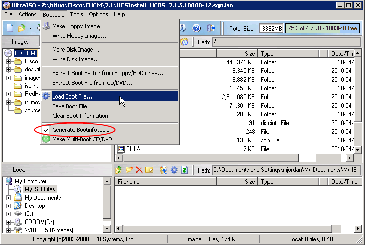 UC Corner: Make a non-bootable ISO image bootable