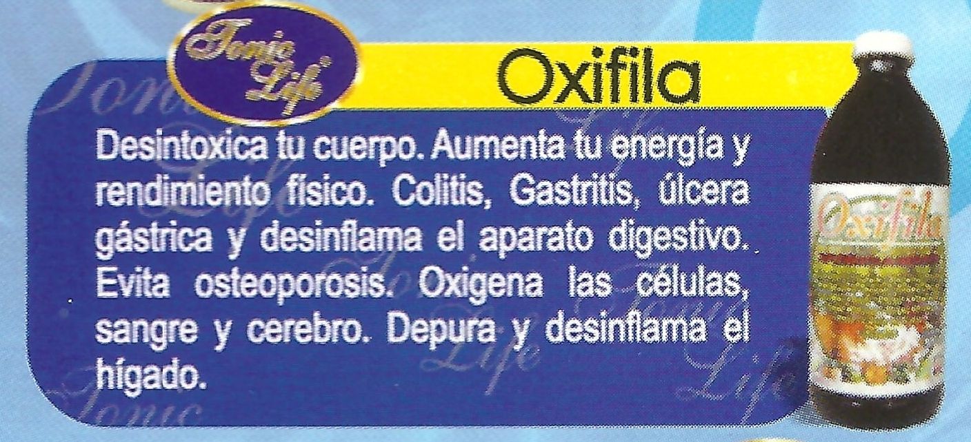 Tonic life natural products: OXIFILA