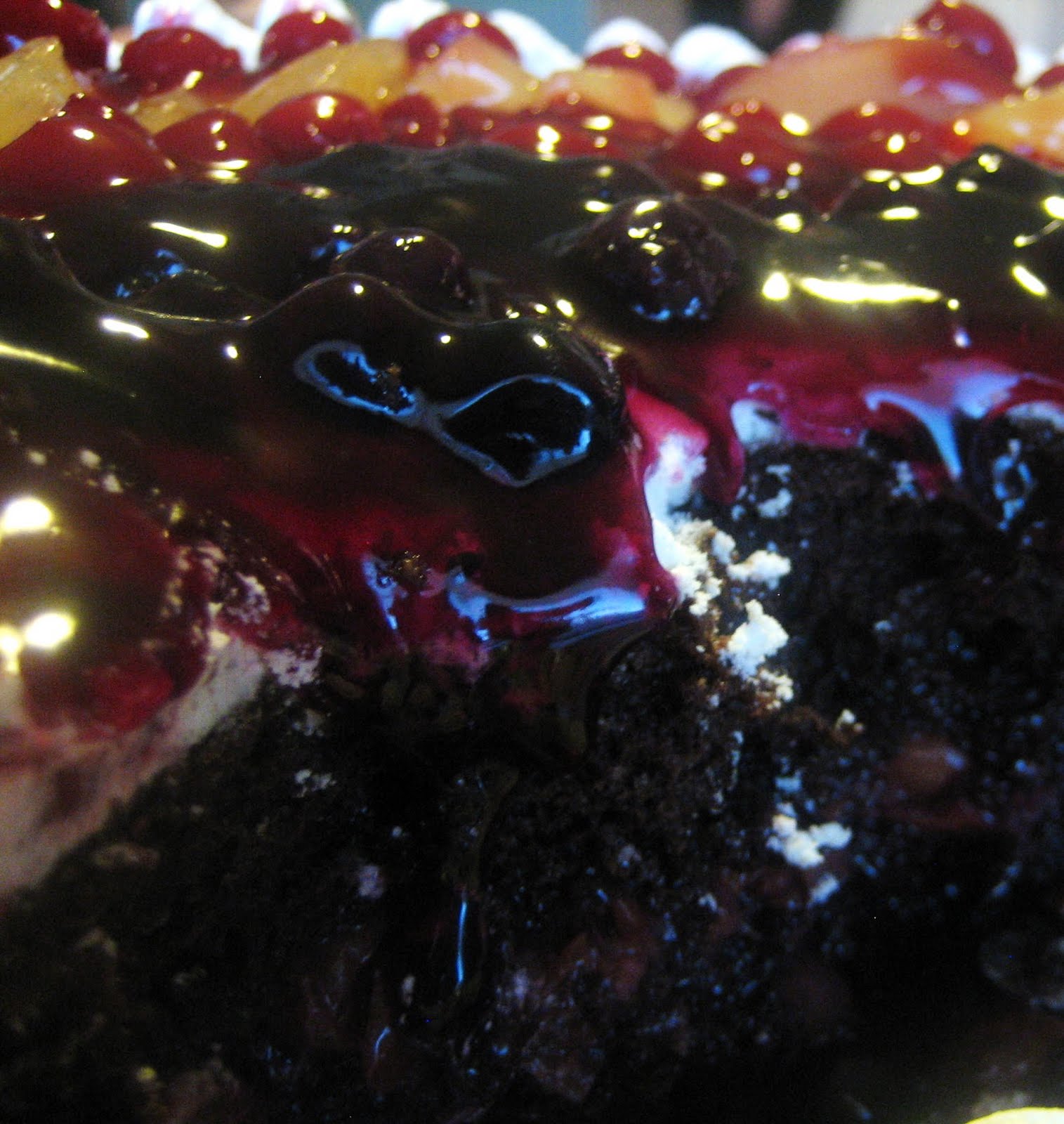 Chef Tess Bakeresse: Red, White, and Blue Forest Cake for Mr. Putt Putt