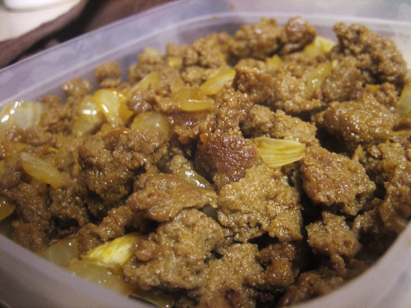 Chef Tess Bakeresse: Make A-Head Ground Beef Flavor Base