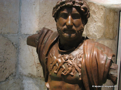 THROUGH THE LAND OF ISRAEL III: Statue of Hadrian Caesar in the Citadel ...