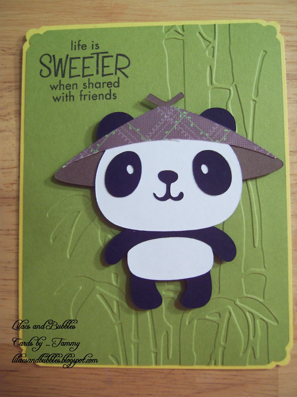 ~*~Lilacs and Bubbles~*~: Panda Card