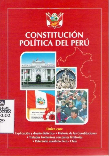 Biblioteca Virtual: Constitucion Politica actual del Peru ( desde 1993)