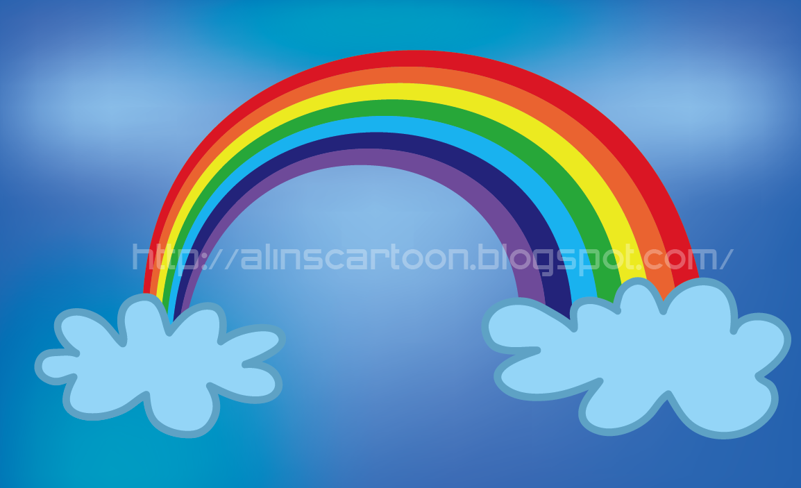 Baru 80+ Gambar Pemandangan Pelangi Kartun