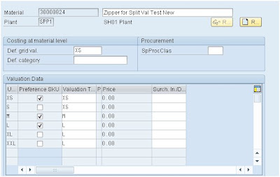 Welcome to the ERP Arena !: SAP AFS Split Valuation