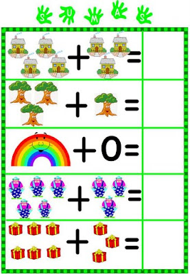 FICHAS DE SUMAS PARA IMPRIMIR GRATIS : FICHAS PARA NIÑOS