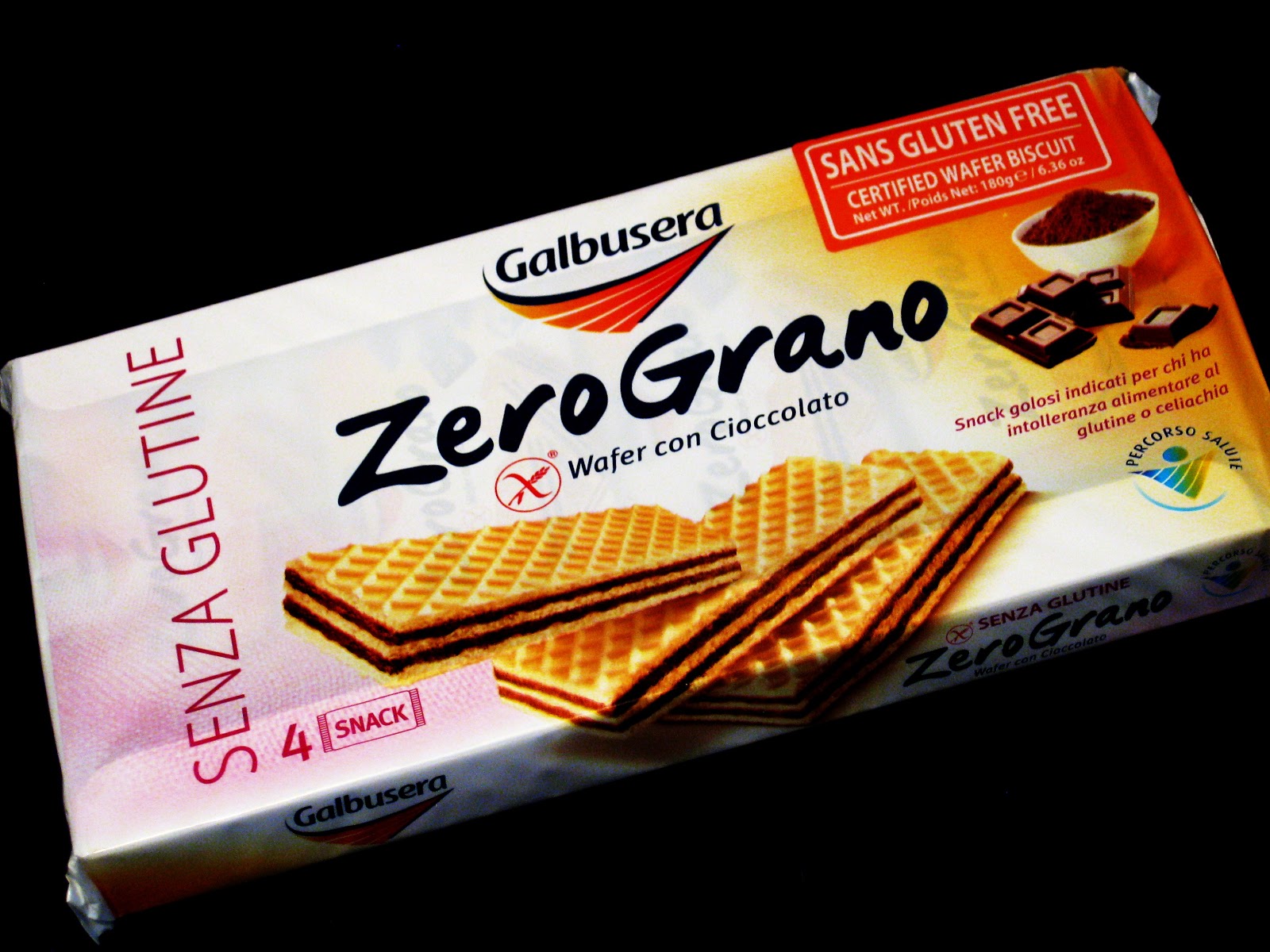 Gluten Free Snack from Italian Centre: Galbusera - Zero Grano - wafer ...