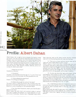 Kelly Rae: "Profile: Albert Dahan" Lemonade Magazine, Aug.'05