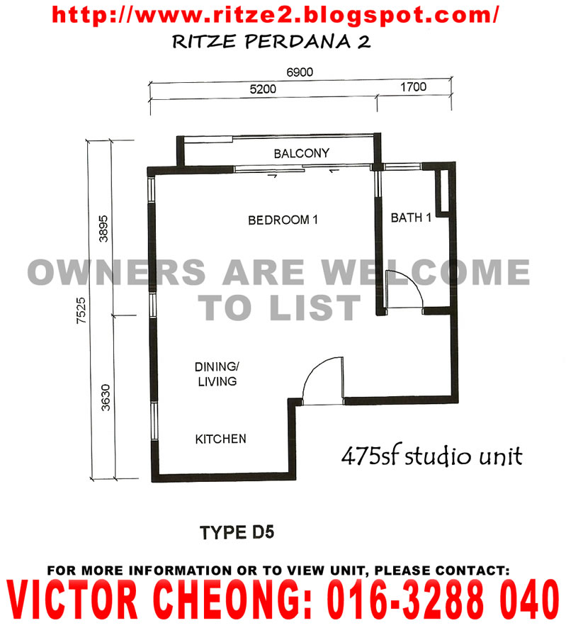 Ritze Perdana 2 Residence @ Damansara Perdana: Types of unit at Ritze ...