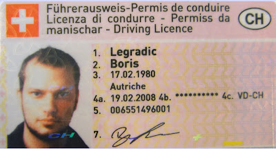 Letters from Lausanne: Driving Licence