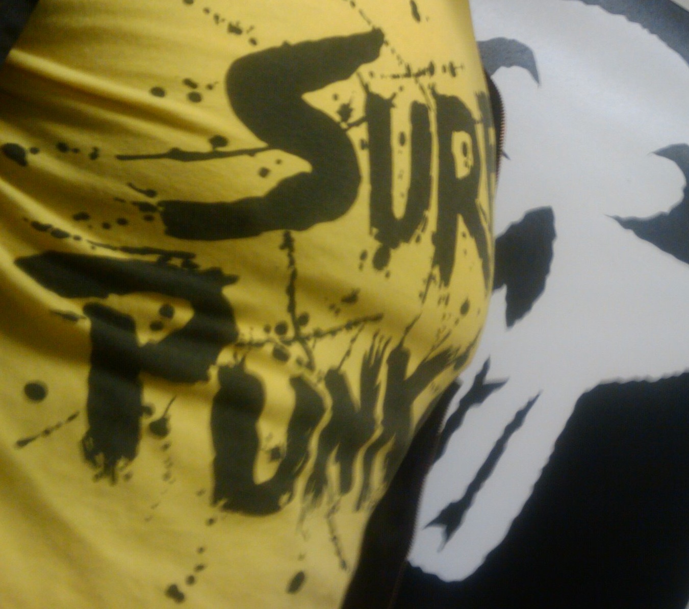 ...surf a pig...: surf punks t-shirt