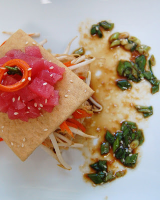 Cast Sugar: Hawaiian Poke Stack