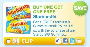 Saving Money and Loving Life: BOGO Starburst Gummiburst Pouches!