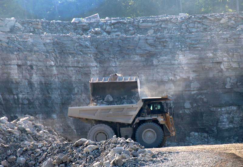 Louisville Fossils and Beyond: Essroc Quarry - Speed, Indiana