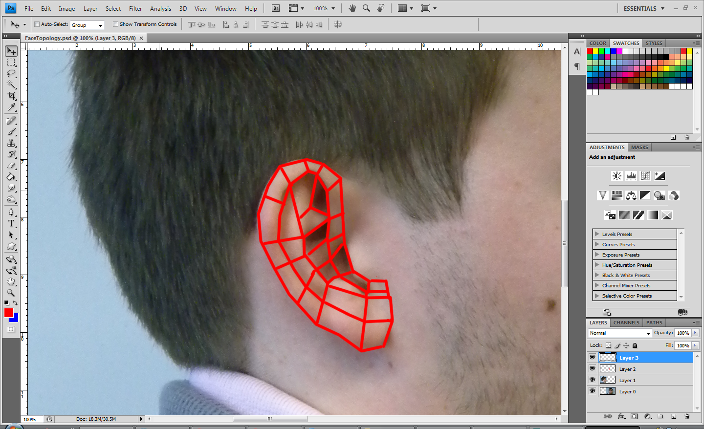 mikey3dEnvironments: Week 3 - Building the Ear